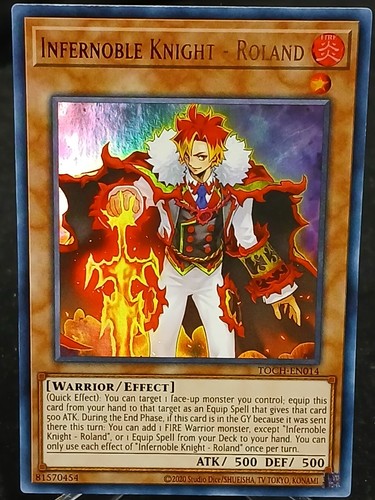 Yu-Gi-Oh! Infernoble Knight - Roland TOCH-EN014 UR MP | eBay
