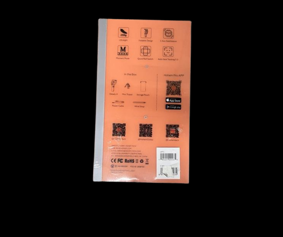 NEW Hohem iSteady X 3-Axis Palm Gimbal for Smartphone Foldable Tripod ...