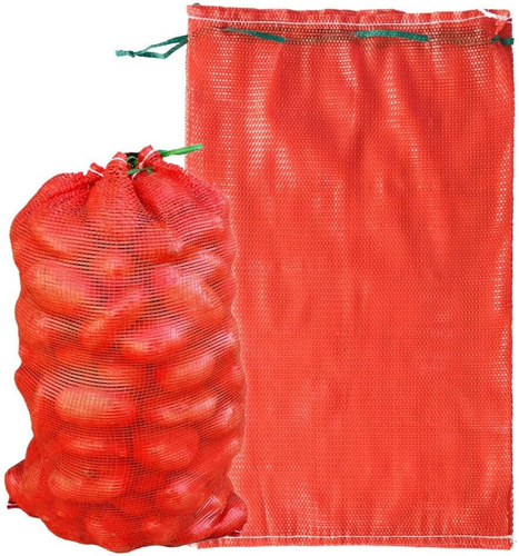 Extra Large Mesh Produce Bags 60 Lbs Reusable Onion Sacks Vegetable ...