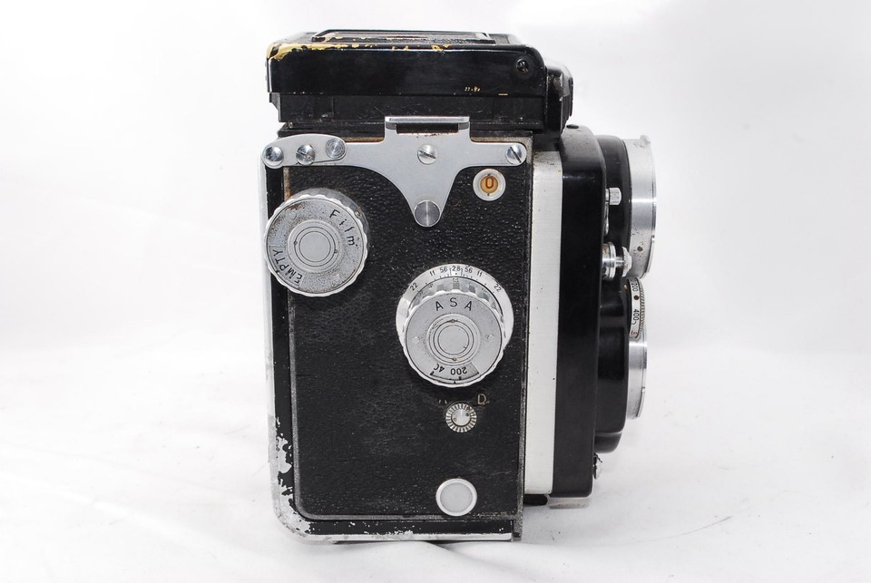 (7982) RARE!! Olympus Flex BII TLR 6x6 120 Film Camera 75mm F2.8 Lens ...