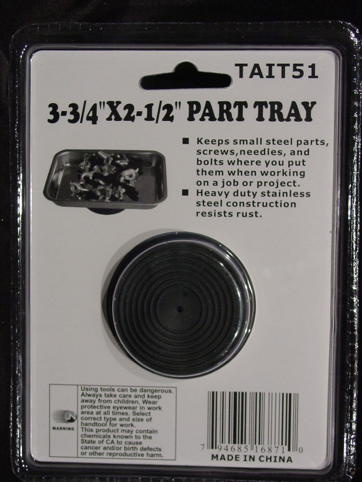 NEW SMALL STAINLESS STEEL MAGNETIC PART SCREWS DISH HOLDER HOLDING PAN ...