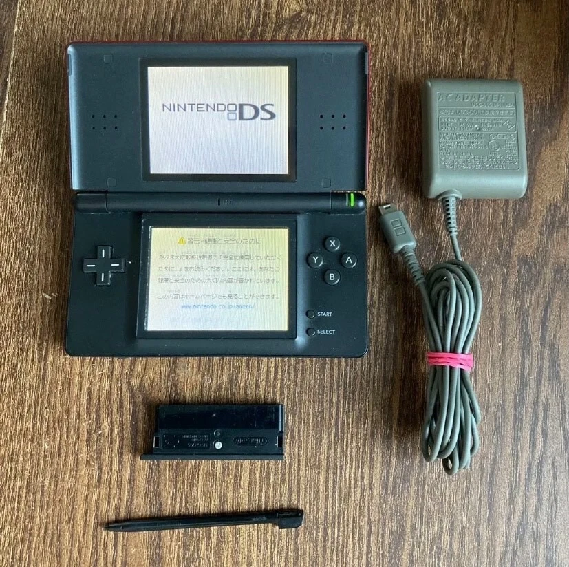 Nintendo Ds Lite Red And Black