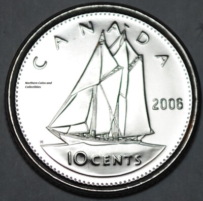 Canada 2006 Logo BU Nice UNC 10 cent Canadian Dime from mint roll | eBay