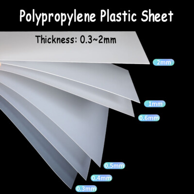 Polypropylene Plastic Sheet Thickness 0.3~2mm Translucent Plastic Sheet ...