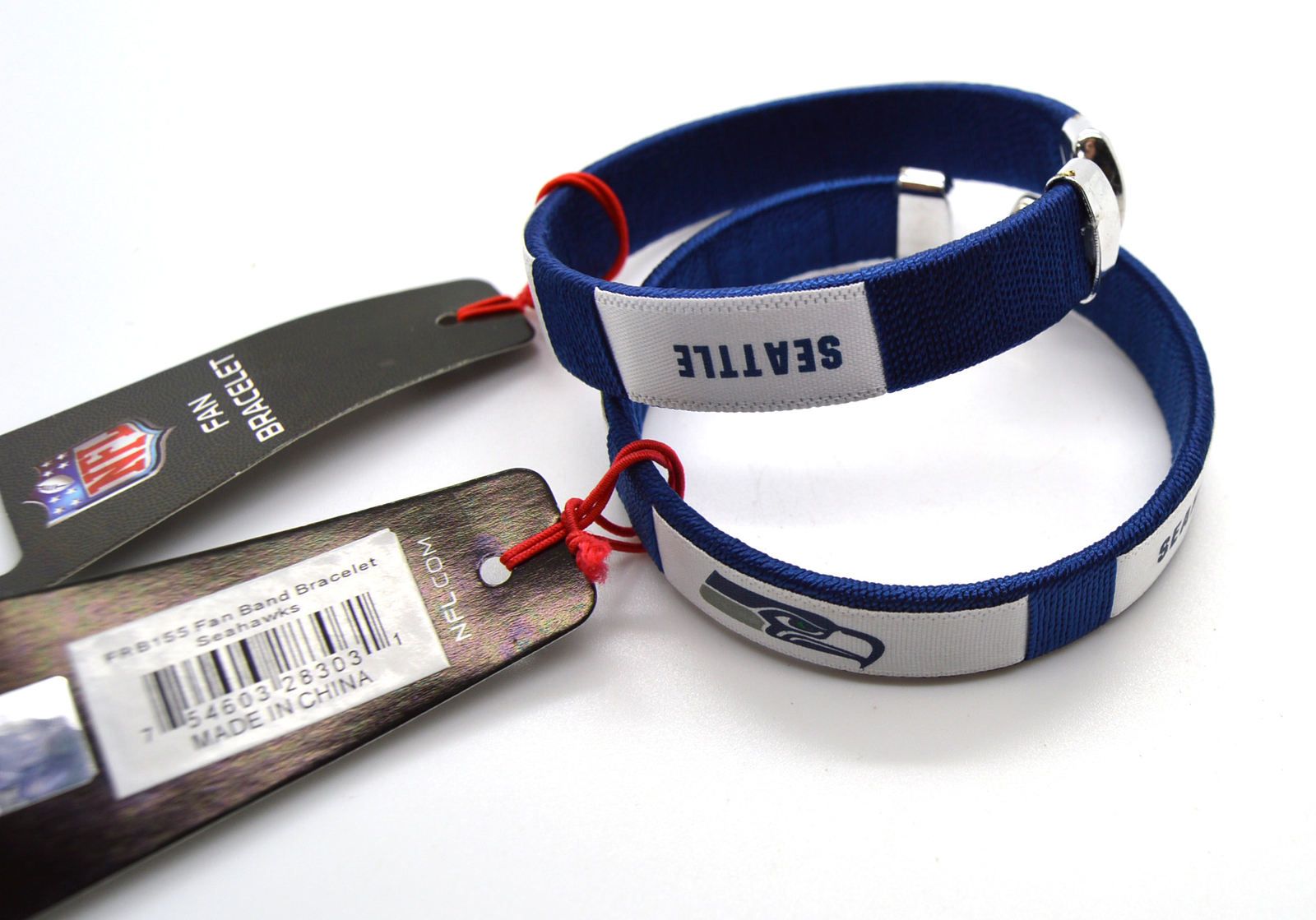 2 x NFL Seattle Seahawks wristband bracelet Flexible Cuff Fan Bracelet ...