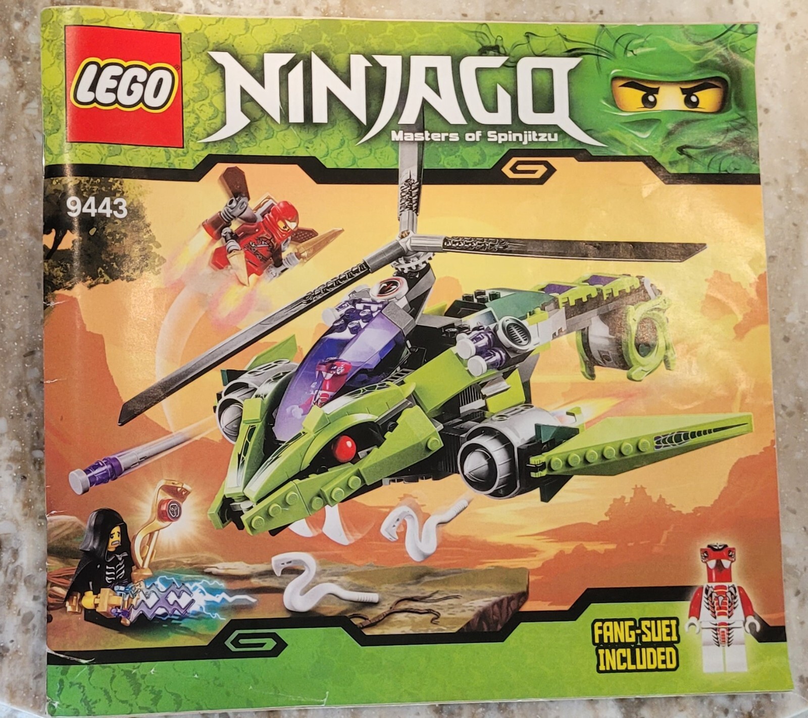 LEGO NINJAGO: Rattlecopter (9443) 100% Complete with Manual, Box ...