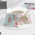 China Teapot 500ML With Heating Base High-Grade Porcelain Tea Warmer ...