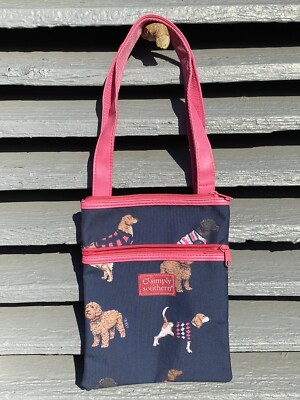Simply Southern Crossbody Dogs Blue/pink | eBay