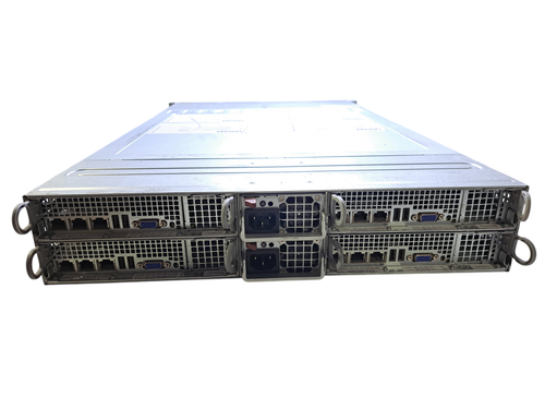 SuperMicro 4-Node X9DRT-HF+ Server | 8x Xeon E5-2670 v2 @2.50GHz, 512GB ...