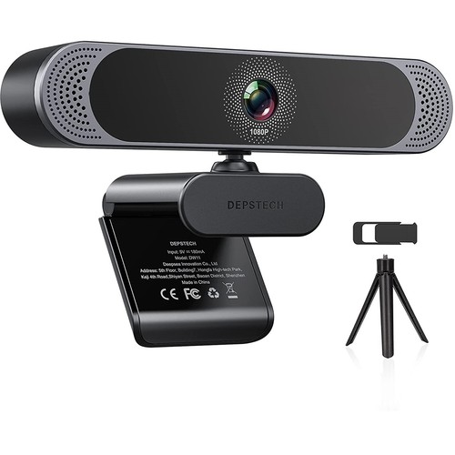 DEPSTECH Full HD Webcam with Microphone 1080P USB Web Camera for Laptop ...