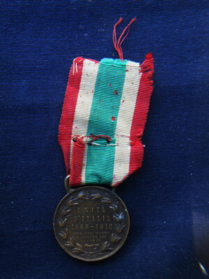 1848/1918 Italy Military bronze medal Unità d'Italia Veteran original ...