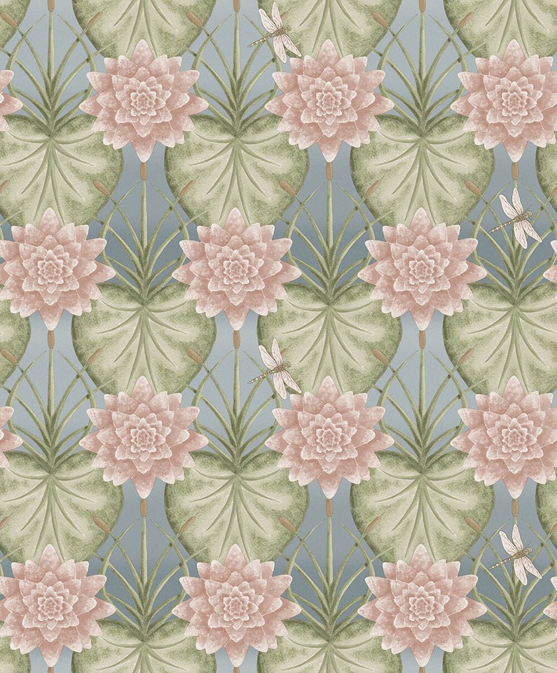 The Chateau Angel Strawbridge WALLPAPER COLLECTION Art Deco Vintage ...