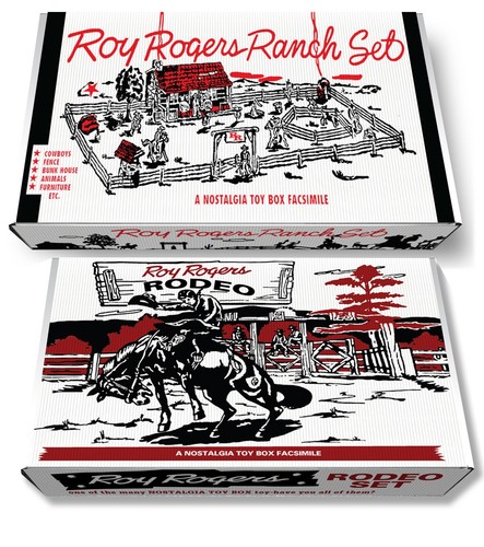 Marx Roy Rogers Ranch Play Set Box OR Marx Roy Rogers Rodeo Play Set ...
