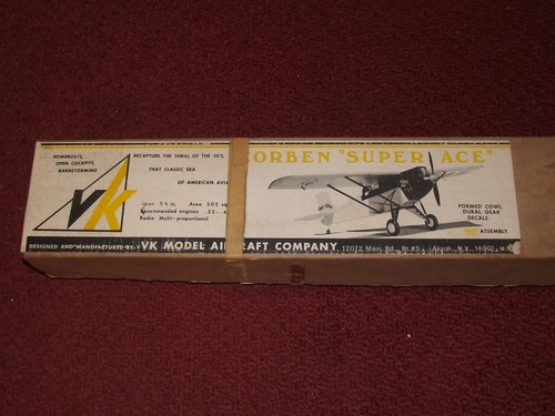 NIB VK CORBEN SUPER ACE BALSA MODEL AIRPLANE KIT *OUT OF PRODUCTION* | eBay