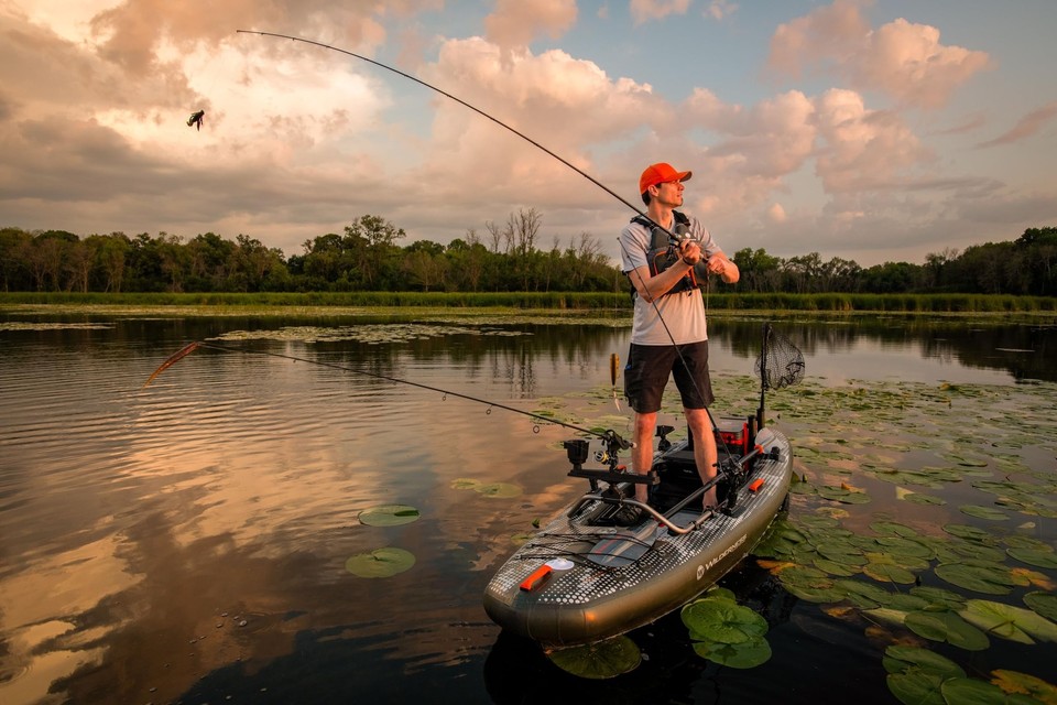Wilderness Systems iATAK 110 - Sit on Top Fishing Kayak - Inflatable ...