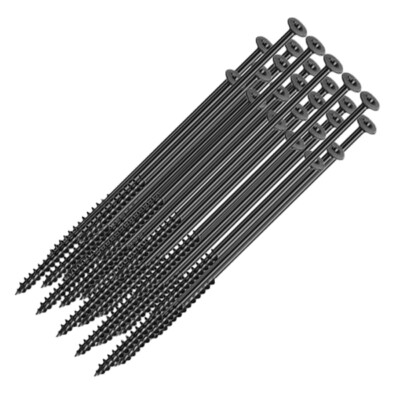 Lot 25 6" Log Home Screws Spax XTM Wood Pancake Head Coated Steel ...