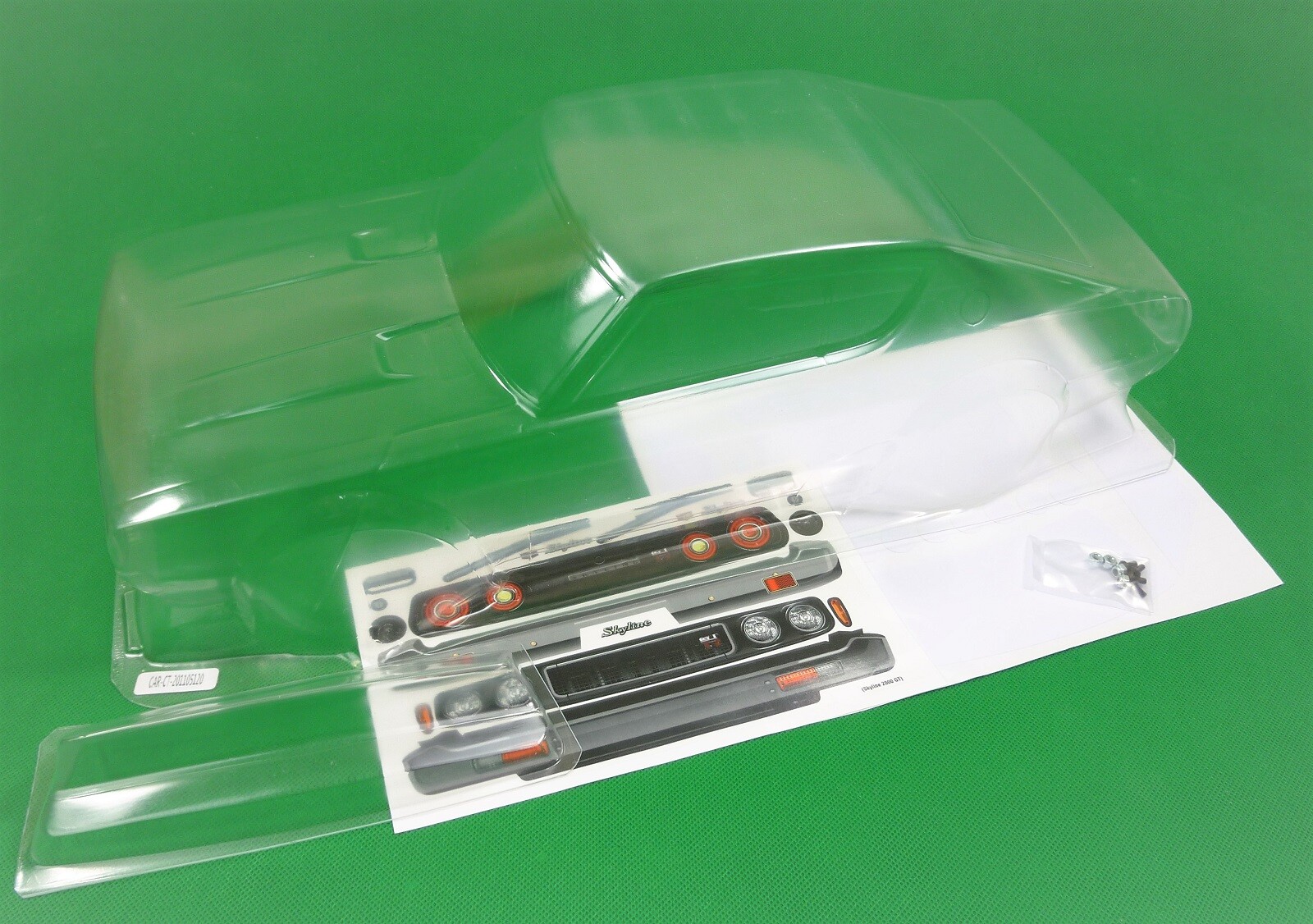 1:10 RC Clear Lexan Body Shell Classic Nissan Skyline 2000 GT for race ...