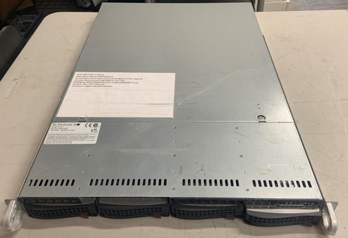 Supermicro 815-5 Server w/ Intel Xeon L5520 Quad Core, 20GB RAM, 2x WD ...