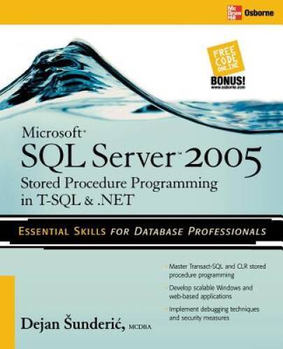 Microsoft SQL Server 2005 Stored Procedure Programming in T-SQL - ACCEPTABLE 9780072262285| eBay