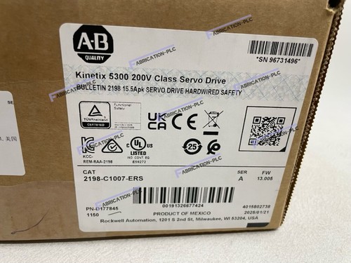 NEW AB 2198-C1007-ERS Kinetix 5300 Servo Drive 2198C1007ERS FAST SHIP ...
