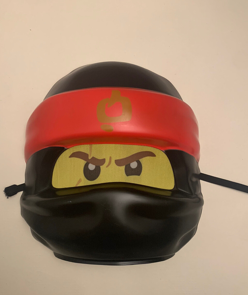 HTF LEGO Red Ninjago KAI Plastic MASK Boys Costume Ac… - Gem