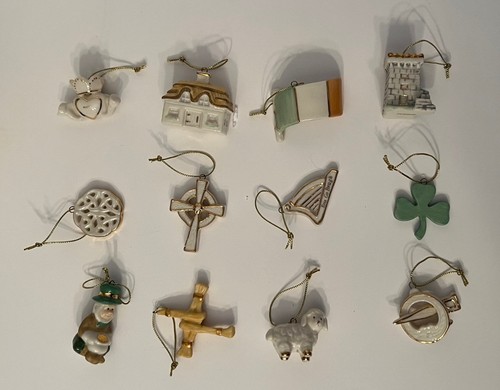 LENOX LUCK OF THE IRISH 12 Tree Ornaments Exc In Box | eBay