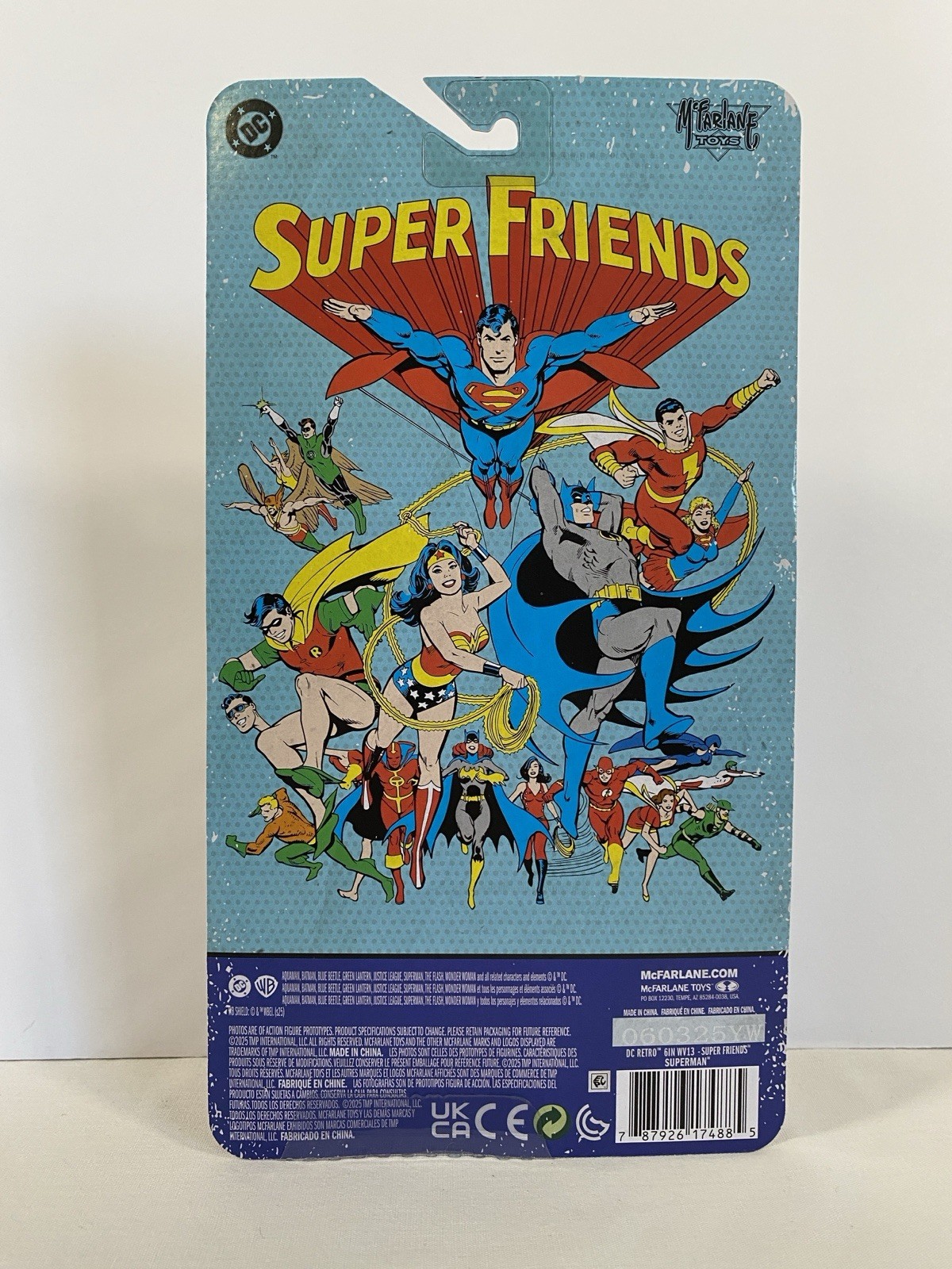 Evil Superman Retro Super Friends McFarlane Toys Chase figure Platinum ...