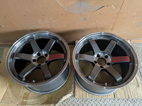 JDM RAYS TE37SL 18 inch 10.5J +15 5h 114.3 RX-7 GT-R Skyline Silvia TE3 ...