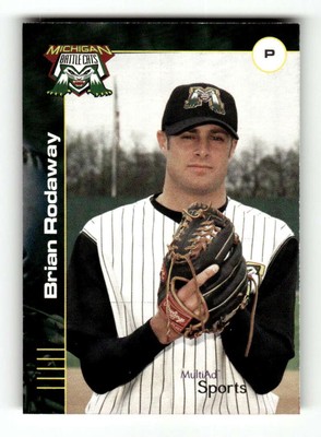 2002 Multi-Ad Michigan Battlecats #19 Brian Rodaway EX++ Excellent++ ...