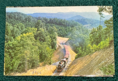 Postcard ~ Goldrush Jct. Railroad ~ Pigeon Forge ~ Gatlinburg ~ TN ...