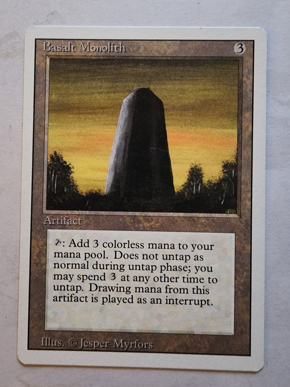 MTG Basalt Monolith Unlimited Regular Uncommon for sale online | eBay