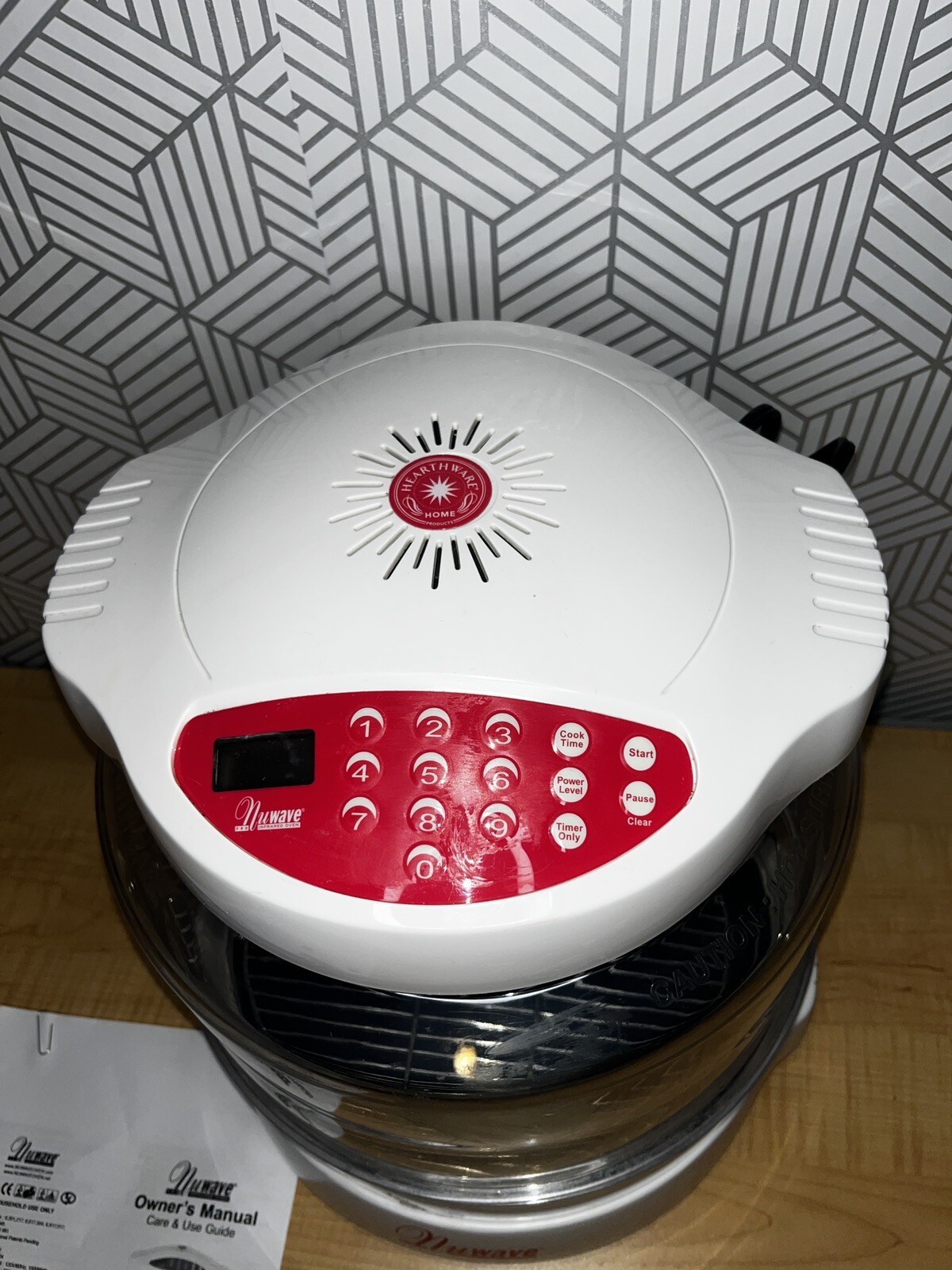 Vintage NuWave Pro Infrared Oven Red And White Full Machine Tested EUC ...