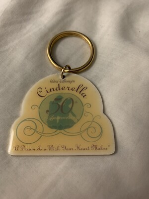 Walt Disney Cinderella 50th Anniversary Key Chain | eBay