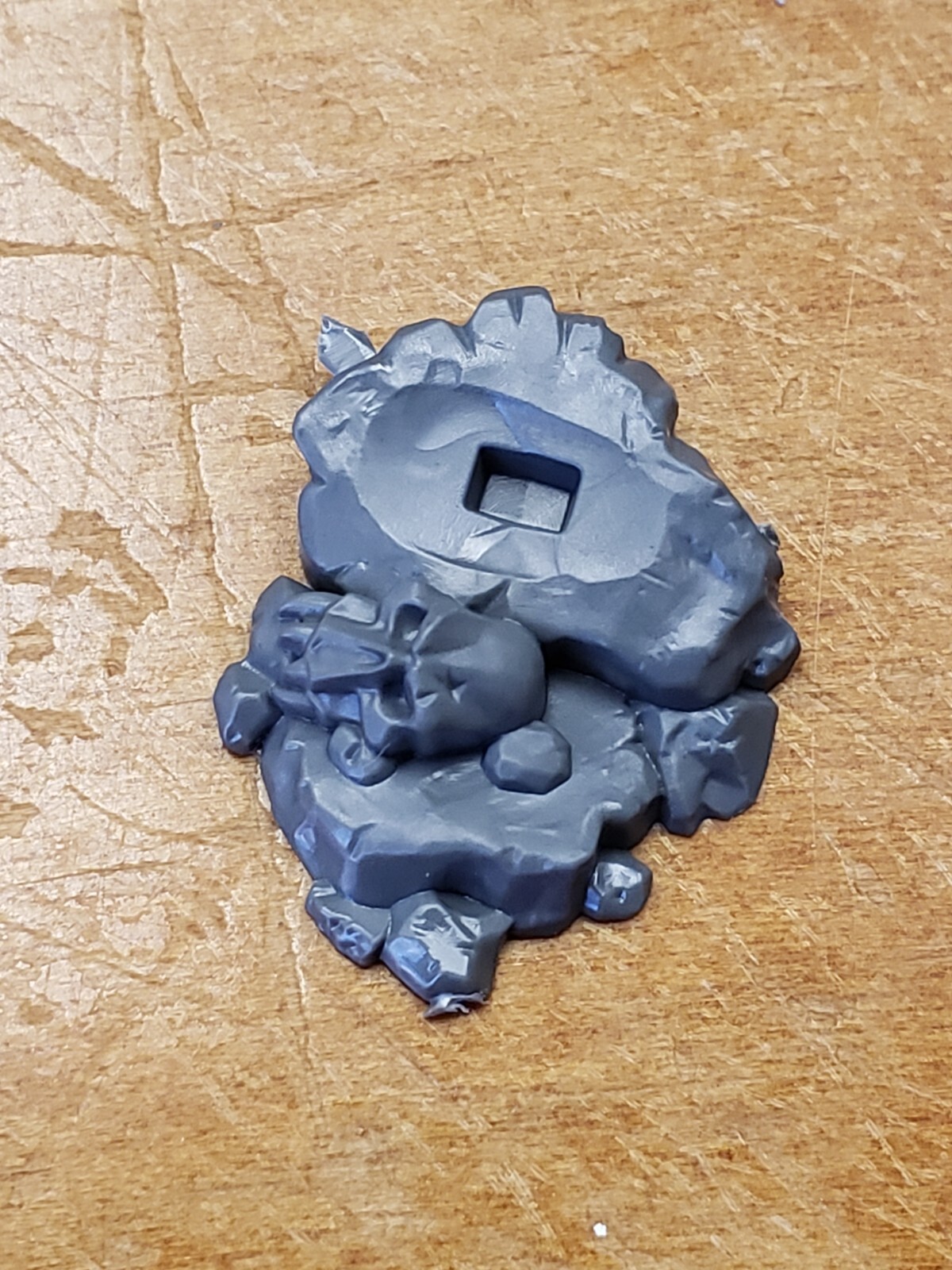 Warhammer 40k Space Wolves Bits Wolf Lord Krom Base Terrain w Skull | eBay