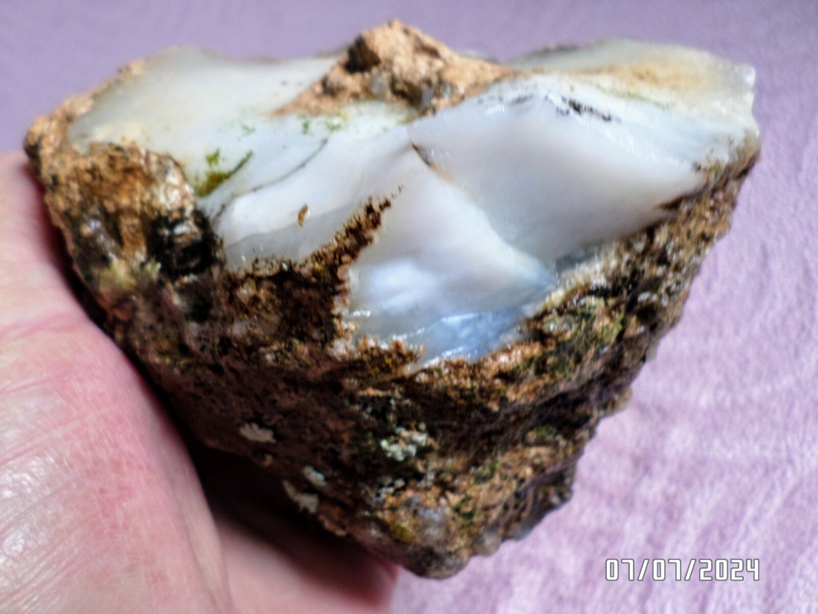 green blue white Opalized Agate gemstone rough | eBay