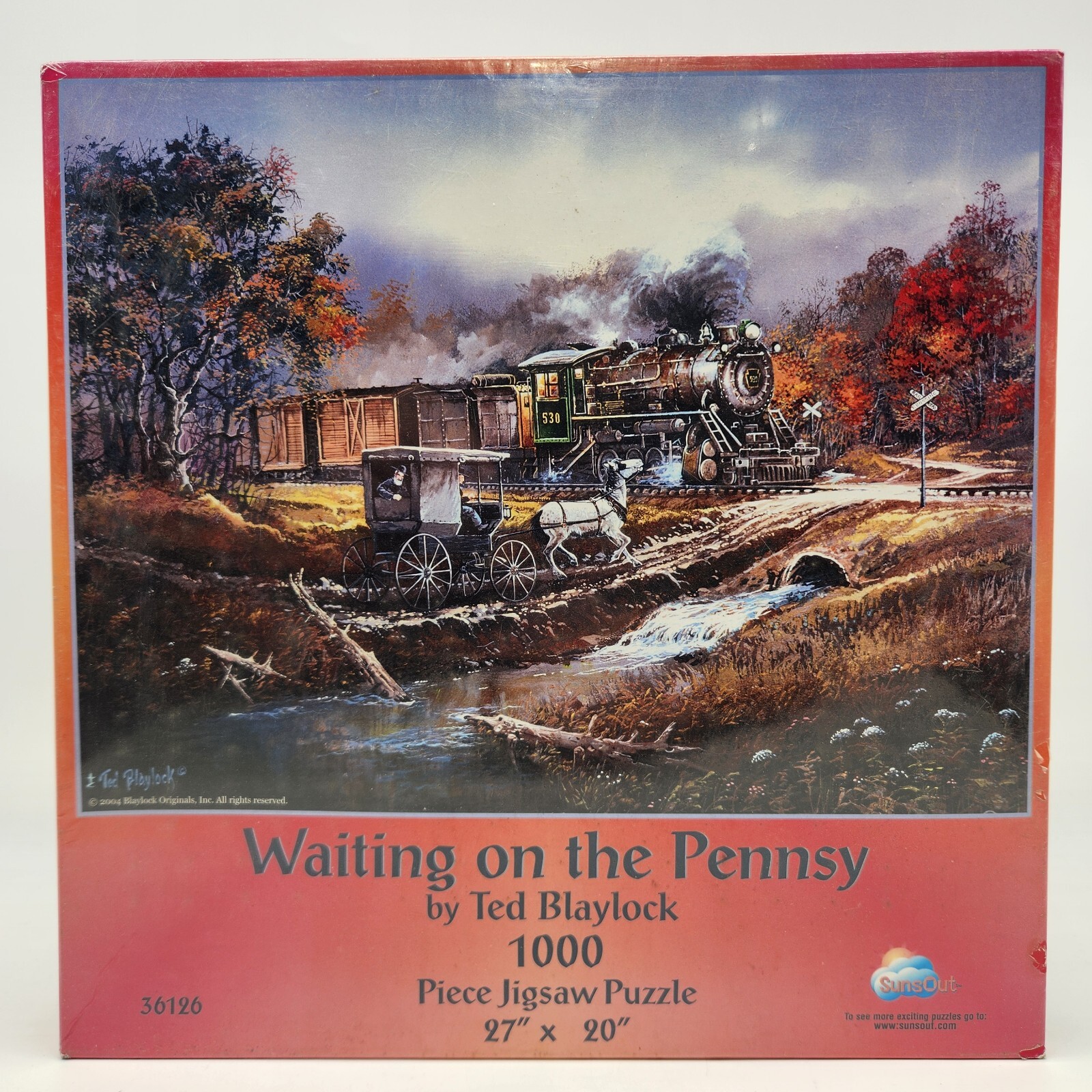 Sunsout 36126 Waiting On The Pennsy by Ted Blaylock 1000 Pc Jigsaw ...