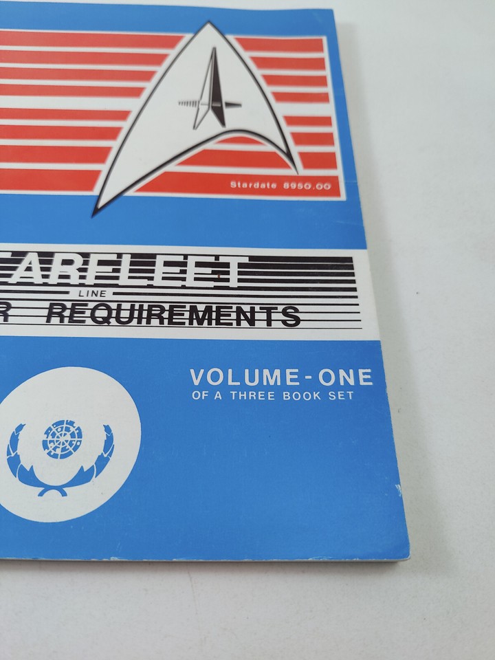 Starfleet Academy Training Command Line Officer Requirements Vol 1 (5th ...