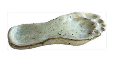 Foot Decoration Foot Collective Piece Key tray Handmade From Ceramics ...