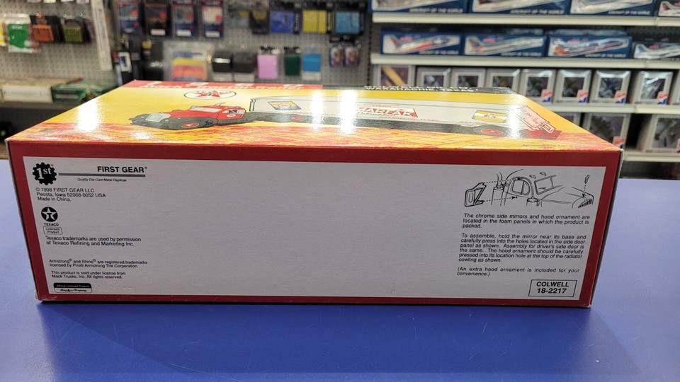 FIRST GEAR Texaco Colwell Oil 1960 MACK B-61 Tractor Trailer Truck 18 ...