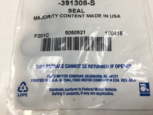 Genuine Ford Seal 391308-S for sale online | eBay