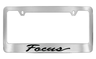 FORD FOCUS CHROME LICENSE PLATE FRAME HOLDER | eBay
