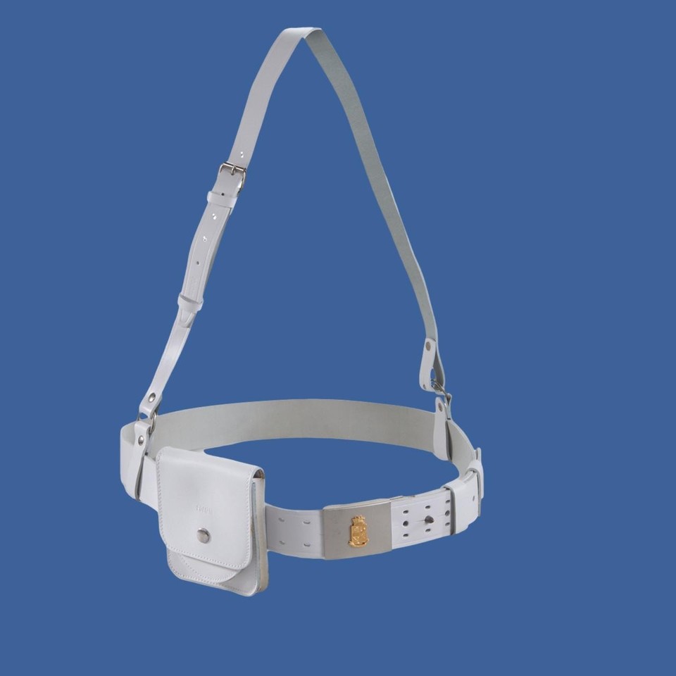 Italian Police Belt & Shoulder Harness Beretta Magazine pouch Handcuff ...