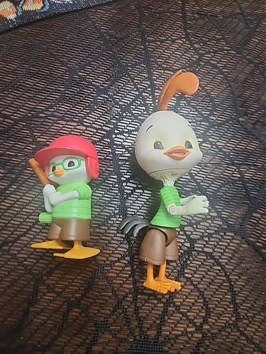 Lot Of 2 Disney Chicken Little Toy Figures - Chicken Little | eBay
