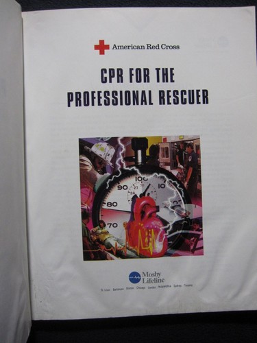 CPR for the Professional Rescuer [Paperback] American Red Cross | eBay