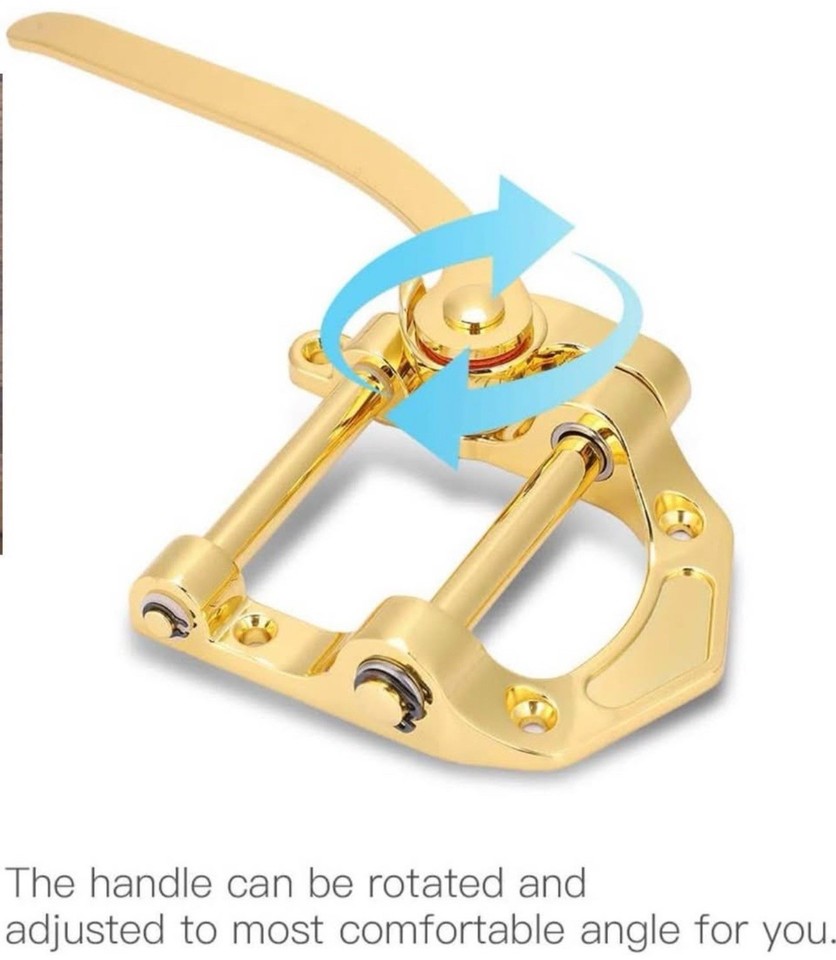 Guitar Vibrato Tailpiece Tremolo Flat Top Body Tremolo Unit Vibrato ...