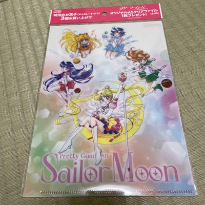 Sailor Moon Meiji Collaboration File Folder | eBay
