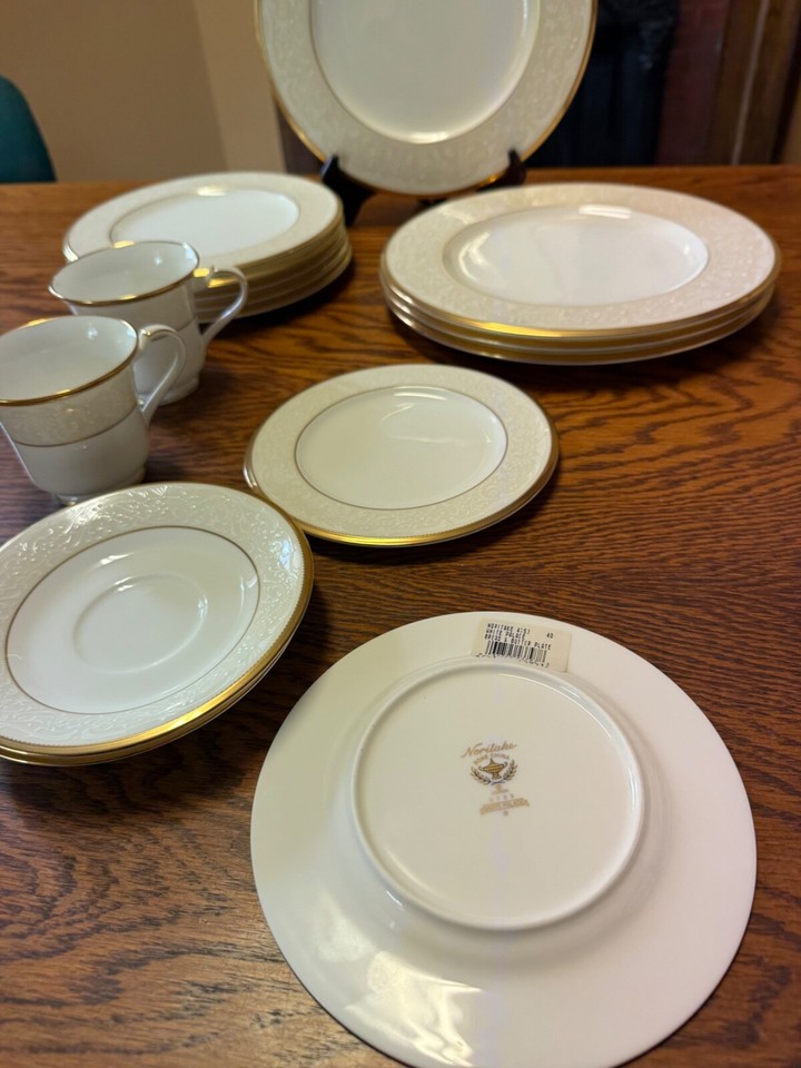 Noritake White Palace Dinner Plates, Cups, Saucers, Select Replace ...