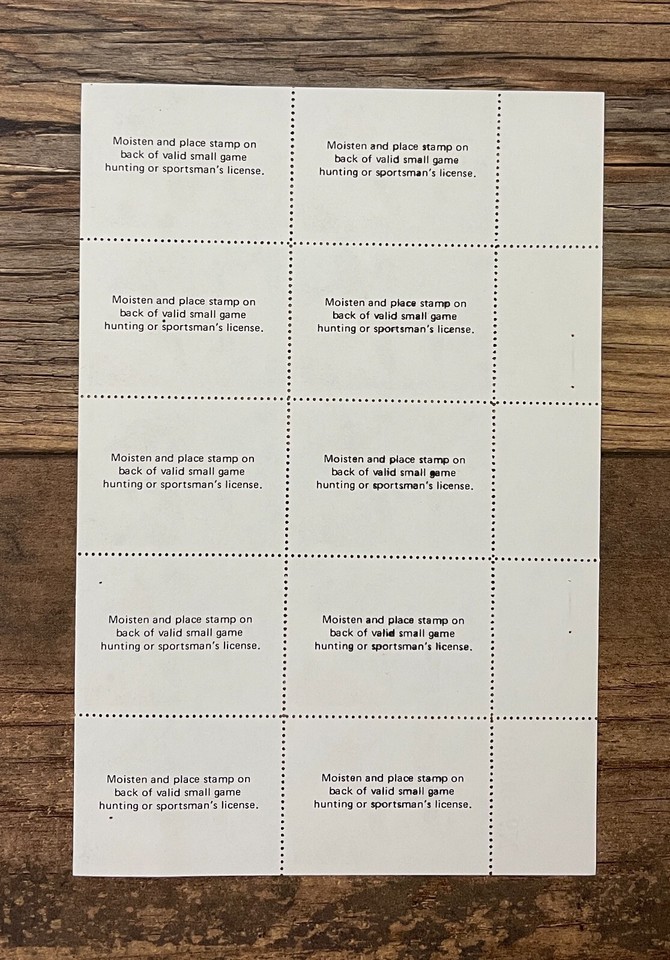 1978 WISCONSIN - State Duck Stamp - LotP - MNH **FULL SHEET of 10** | eBay