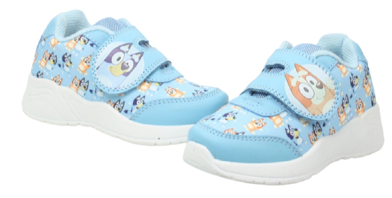 BLUEY AND BINGO TRAINERS BOYS GIRLS LIGHTWEIGHT SPORTS TRAINERS UK SIZE ...
