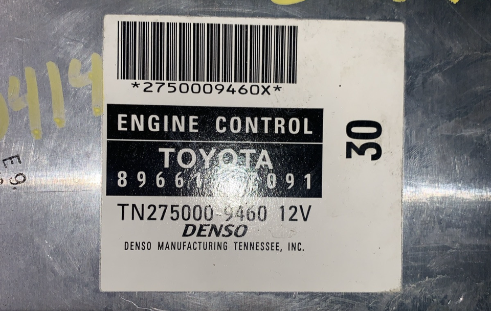 2003-2004 Toyota Corolla A/T Engine Computer Ecu Ecm Pcm Control Module ...